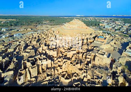Egypt, Libyan desert, governorate of Marsa Matruh, Siwa oasis, Aghurmi ...