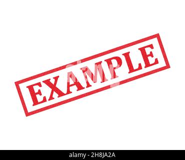 example grunge retro red isolated ribbon stamp Stock Vector Image & Art ...