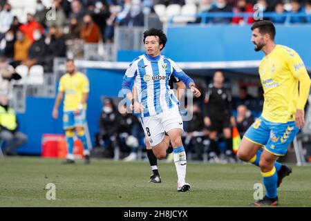 Leganes, Spain. 28th Nov, 2021. Gaku Shibasaki (Leganes) Football/Soccer : Spanish "La Liga ...