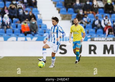 Leganes, Spain. 28th Nov, 2021. Gaku Shibasaki (Leganes) Football/Soccer : Spanish "La Liga ...