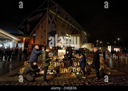 Former Leeds United player Eddie Gray before the Derby County v Leeds ...