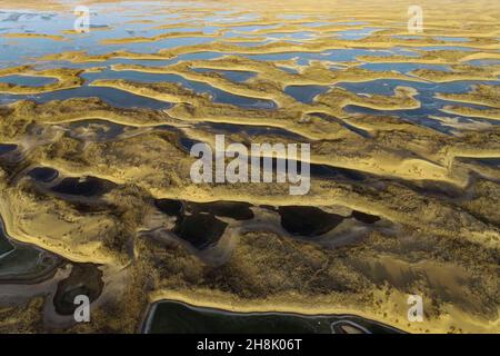 WUHAI, CHINA - NOVEMBER 24, 2021 - An aerial photo shows the scenery of ...