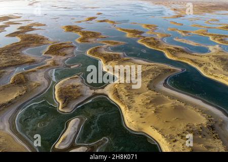 WUHAI, CHINA - NOVEMBER 24, 2021 - An aerial photo shows the scenery of ...