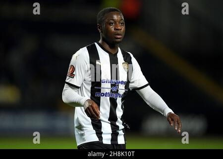 Notts County's Aaron Nemane during the Vanarama National League play ...