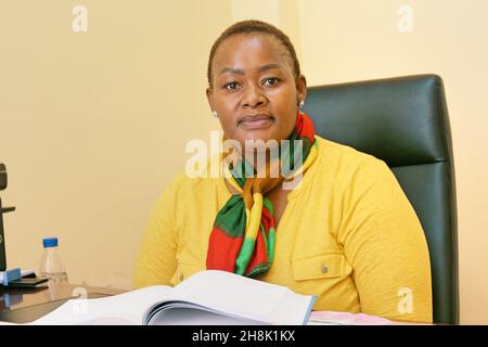 Mmopane, Botswana. 30th Nov, 2021. Photo taken on Sept. 21, 2021 shows ...