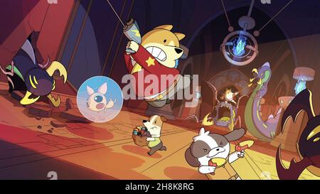 DOGS IN SPACE, from left: Chonies (voice: David Lopez), Stella (voice ...