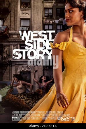 WEST SIDE STORY, US character poster, Ansel Elgort, 2021. © 20th ...