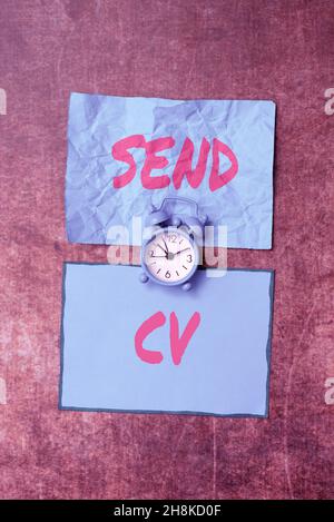 Handwriting text How To Write A Cv, Business showcase Recommendations ...