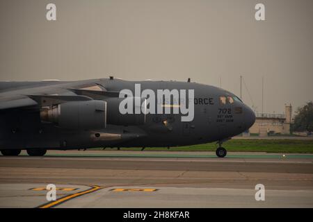 Travis Air Force Base - Main Gate Stock Photo - Alamy