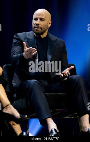John Travolta during his Australian Tour. Credit: Speed Media/Alamy ...