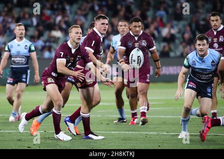 Daly Cherry-Evans of the Maroons during Game 1 of the 2019 State of ...