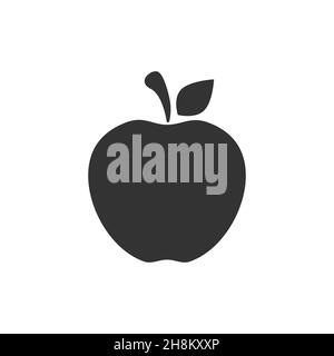 Black Abstract square fruit icons - vector icon set Stock Vector Image ...