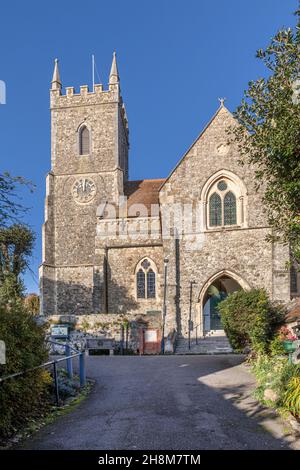 England, Kent, Hythe, St.Leonard's Church, Human Bones in The Crypt ...