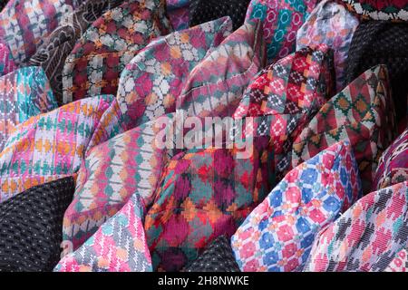 Traditional Nepali topi hats, Kathmandu, Nepal Stock Photo - Alamy