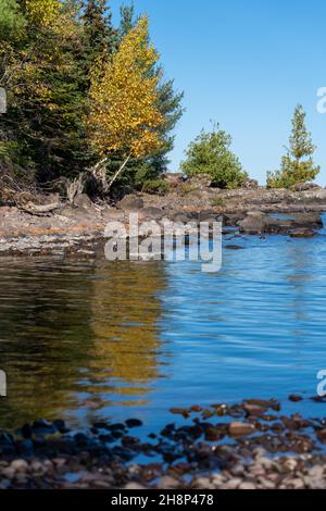 Copper Harbor Lighthouse Along Lake Superior Stock Photo - Alamy