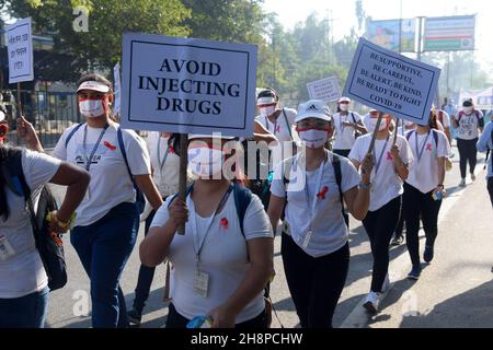 Guwahati, Guwahati, India. 1st Dec, 2021. Youth taking part in ...