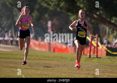 Stormy Wallace (1424) of Sage Creek-SDS places fourth in the girls ...