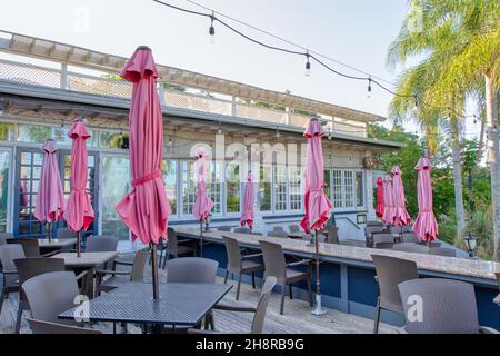 Restaurant in historic downtown of Mount Dora, Florida Stock Photo - Alamy