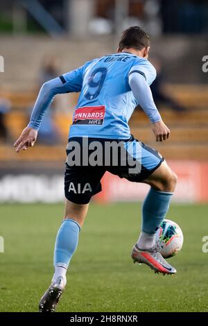 Sydney FC forward Adam Le Fondre (9) controls the ball Stock Photo - Alamy