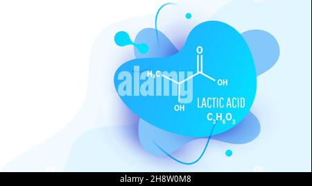 Lactic acid molecular structure. Lactic acid skeletal chemical formula ...