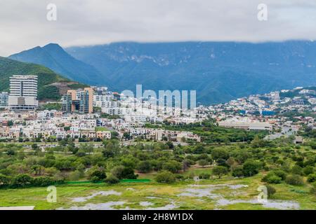 View of the urban city of Monterrey Mexico Stock Photo - Alamy