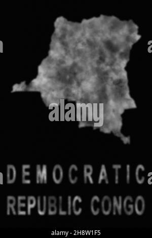 Map of Congo made of smoke, Air pollution, ecology Stock Photo - Alamy