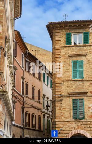 Osimo, Ancona province, Marche, Italy: historic city Stock Photo - Alamy