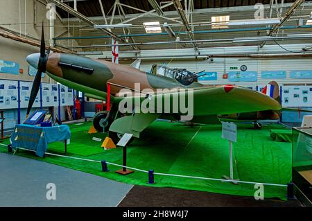 A replica of the Boulton Paul Defiant which was a British interceptor ...
