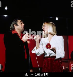 Alain Barrière & Noëlle Cordier, französisches Gesangsduo, ZDF disco ...