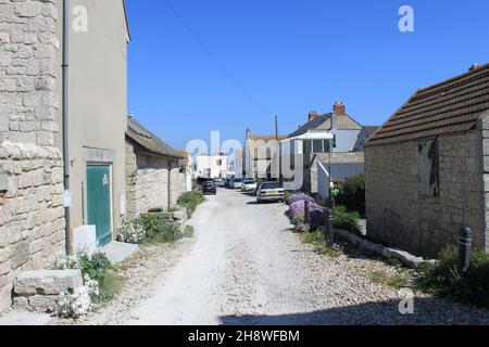 Castletown. Isle of Portland. The England south west coast path ...