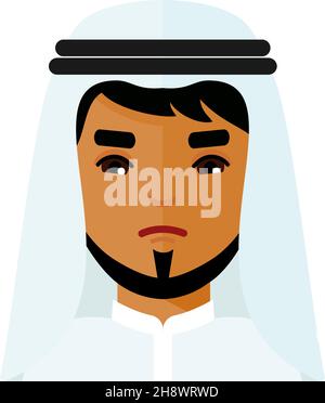 Various arabic people. Cartoon muslim male female characters, persons ...