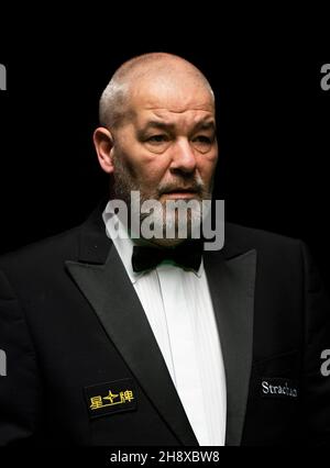 Referee Jan Verhaas during day nine of the Halo World Snooker ...