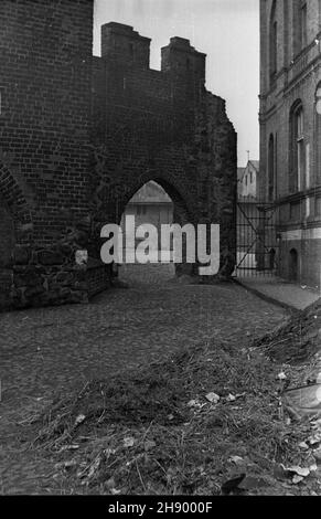 Toruñ, 1947, wiosna. Wygl¹d toruñskiej starówki po zakoñczeniu II wojny ...