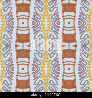Navajo seamless pattern. Hand drawn ethnic background Stock Photo - Alamy