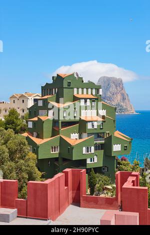 Mediterranean coast in Calpe. La manzanera cove. Xanadu. Alicante ...
