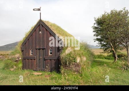 Grafarkirkja is a small chapel in the north of Iceland Stock Photo - Alamy