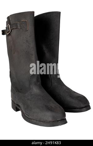 Kirza boots (boots made from artificial leather) combat boots and part ...