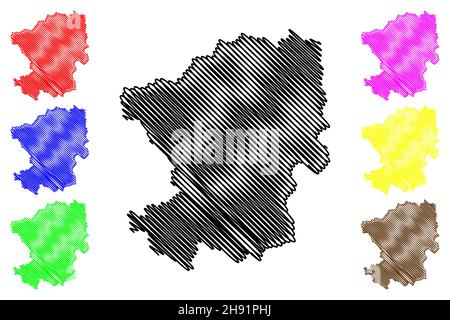 Chandrapur district (Maharashtra State, Nagpur Division, Republic of ...