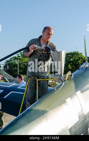 Hispano HA-1112 Buchon, Spanish built Messerschmitt Bf109 Me109 German ...