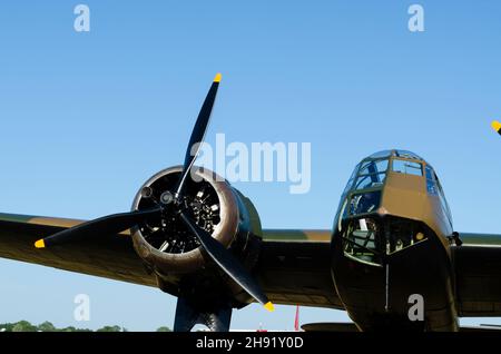 Bristol Blenheim plane at an airshow. Copyspace Stock Photo - Alamy