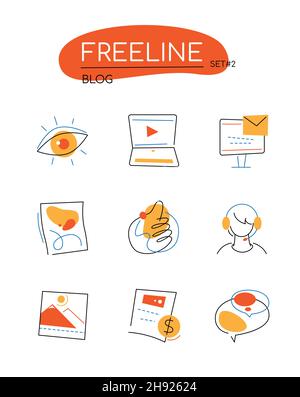 Digital color vector detailed line art golden loaf of bread, roll ...