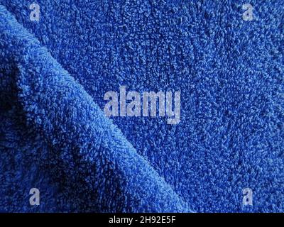 blue towel texture as background Stock Photo - Alamy