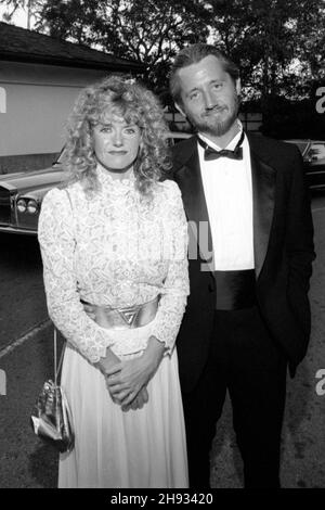 Sharon Farrell and Dale Trevillion seen arriving to a party at Jerry ...