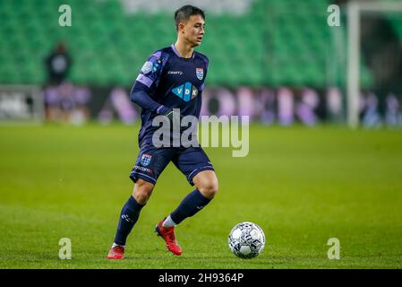 Groningen , 03-12-2021 , voetbal , Dutch Eredivisie , seizoen 2021-2022 ...