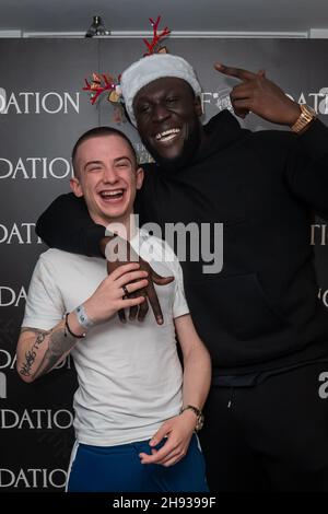 Stormzy during A Very Merky Christmas, the first ever Christmas party ...