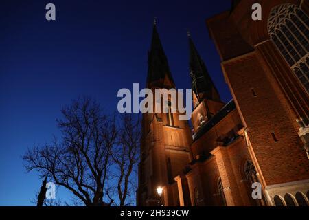 Uppsala, Sweden. 3rd, December, 2021. Daily life and winter in Uppsala ...