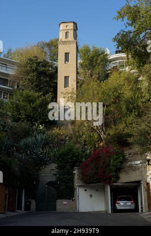 High Tower elevator, Los Angeles Stock Photo - Alamy