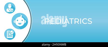 Blue and Yellow Pediatrics Background Illustration Stock Vector Image ...
