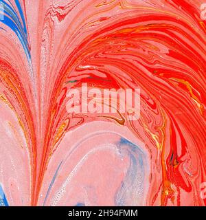 Modern Orange and Red Color Combination shapes concept randomly ...