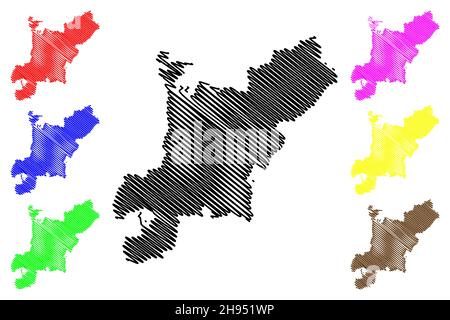 Sagar district (Madhya Pradesh State, Sagar division, Republic of India ...